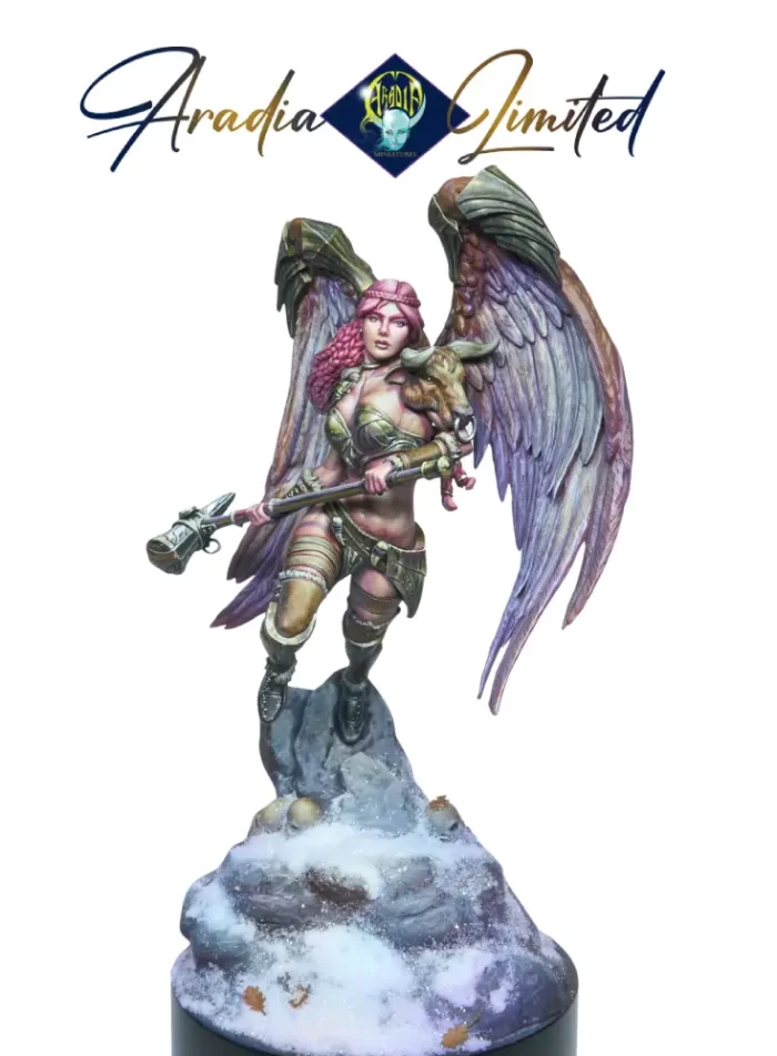 Limited Edition Valkyrie Miniature – 75mm Resin Figure