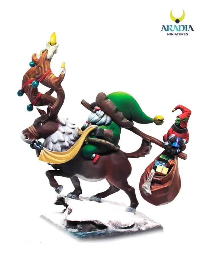🎅 Santa Fantasy Miniature - Christmas Collectible