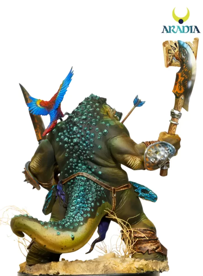 Anthropomorphic Crocodile Man Miniature